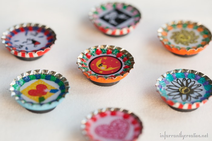 Bottle Cap Magnets - Ypsilanti District Library