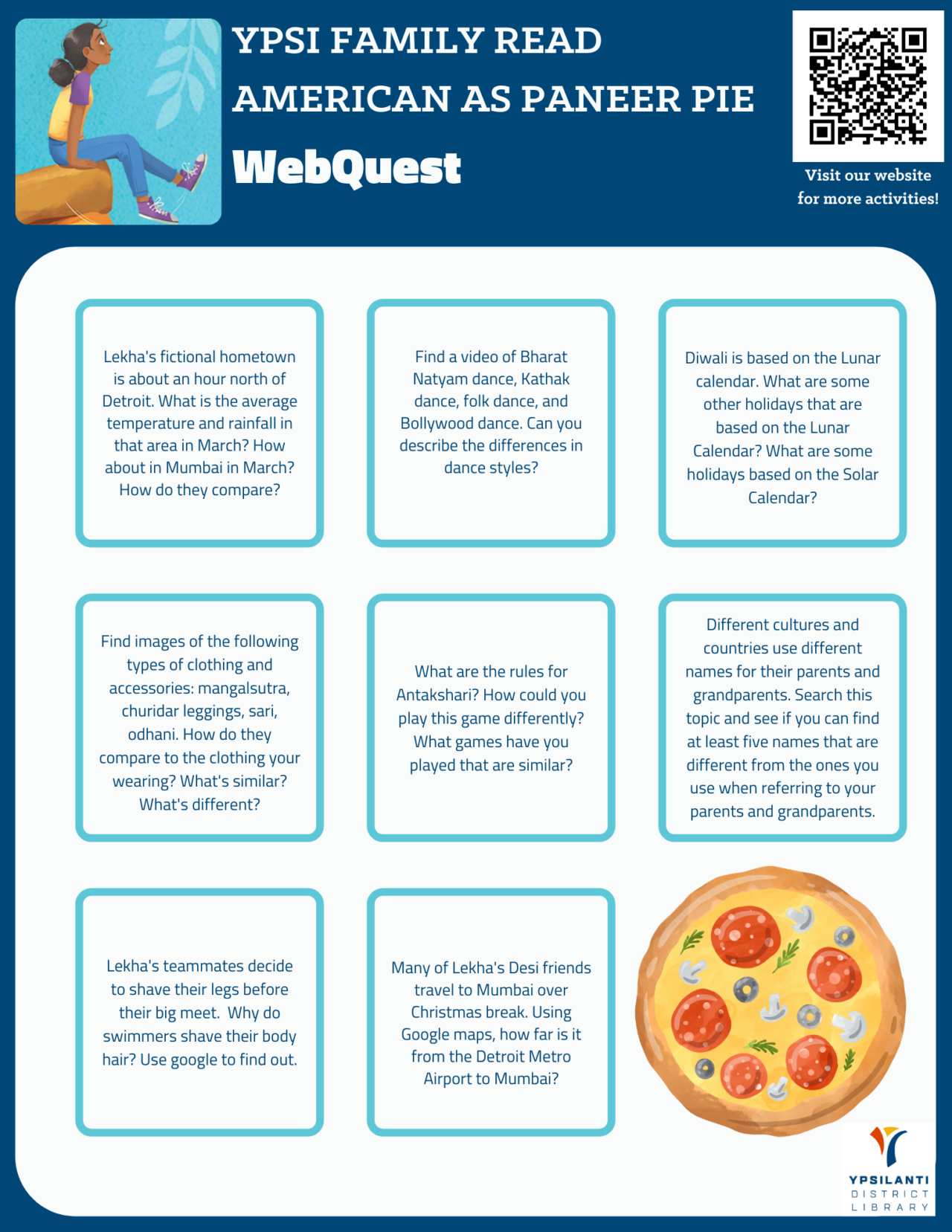 American as Paneer Pie - Ypsilanti District Library